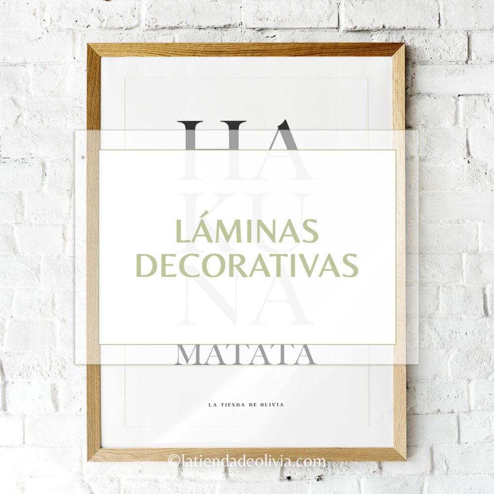Láminas para decoración * La Tienda de Olivia